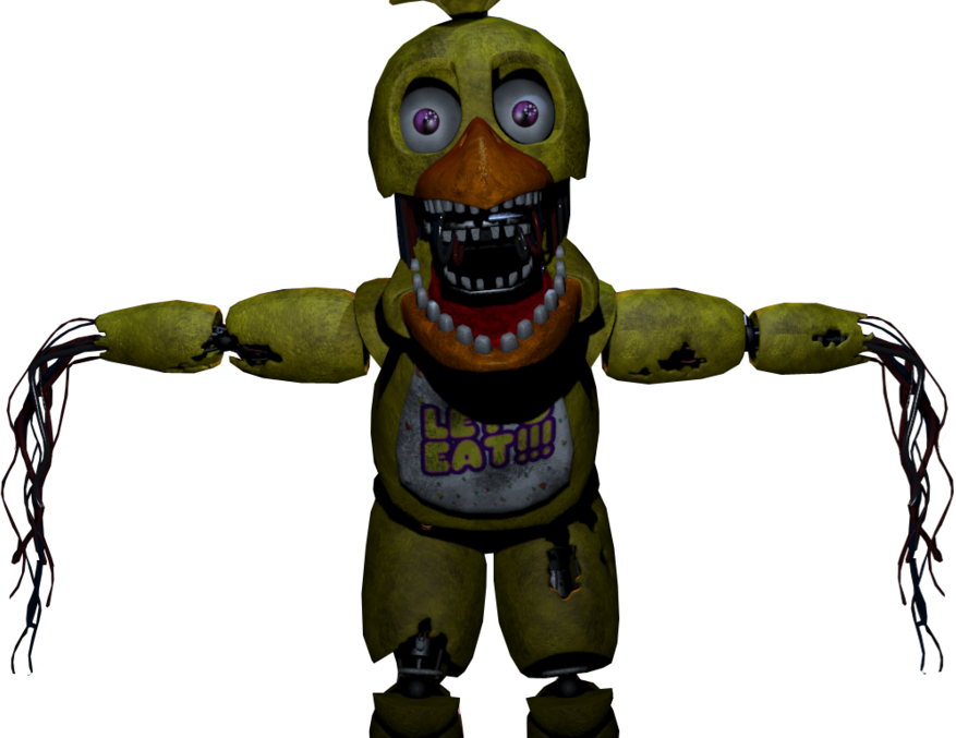 Withered Chica Head - Clashing Pride Withered Chica Head - Clashing Pride