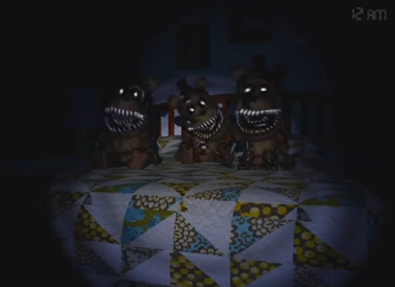 Image - Freddles on bed.png | Five Nights At Freddy's Wiki | FANDOM ...