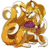 Golden Kitsune | Flight Rising Wiki | Fandom