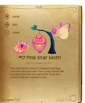 Pink Star Moth | Flutter: Starlight Wikia | Fandom