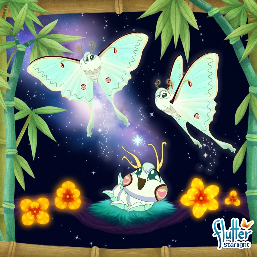 Female Western Chinese Moon Moth | Flutter: Starlight Wikia | Fandom