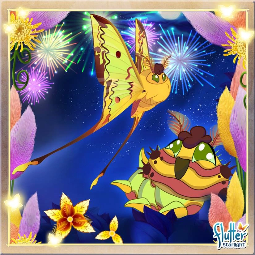 Male Malaysian Moon Moth | Flutter: Starlight Wikia | Fandom