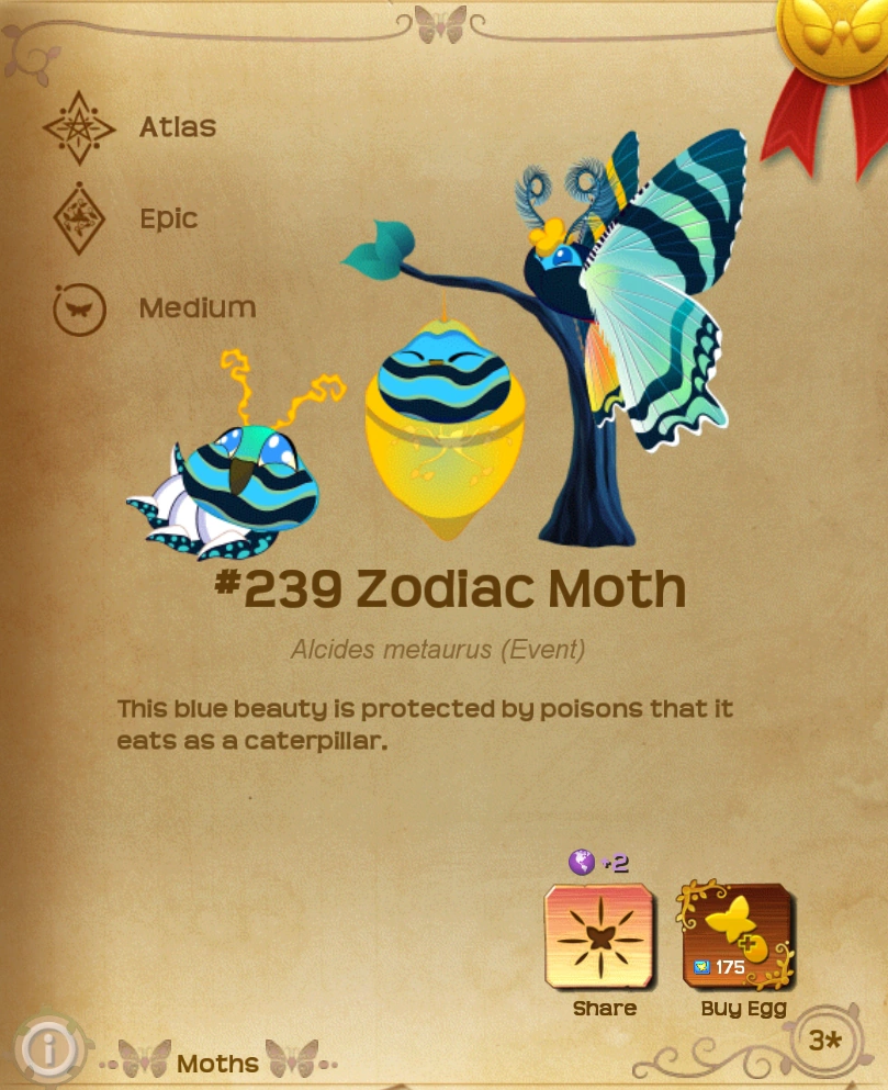 Zodiac Moth | Flutter: Starlight Wikia | Fandom