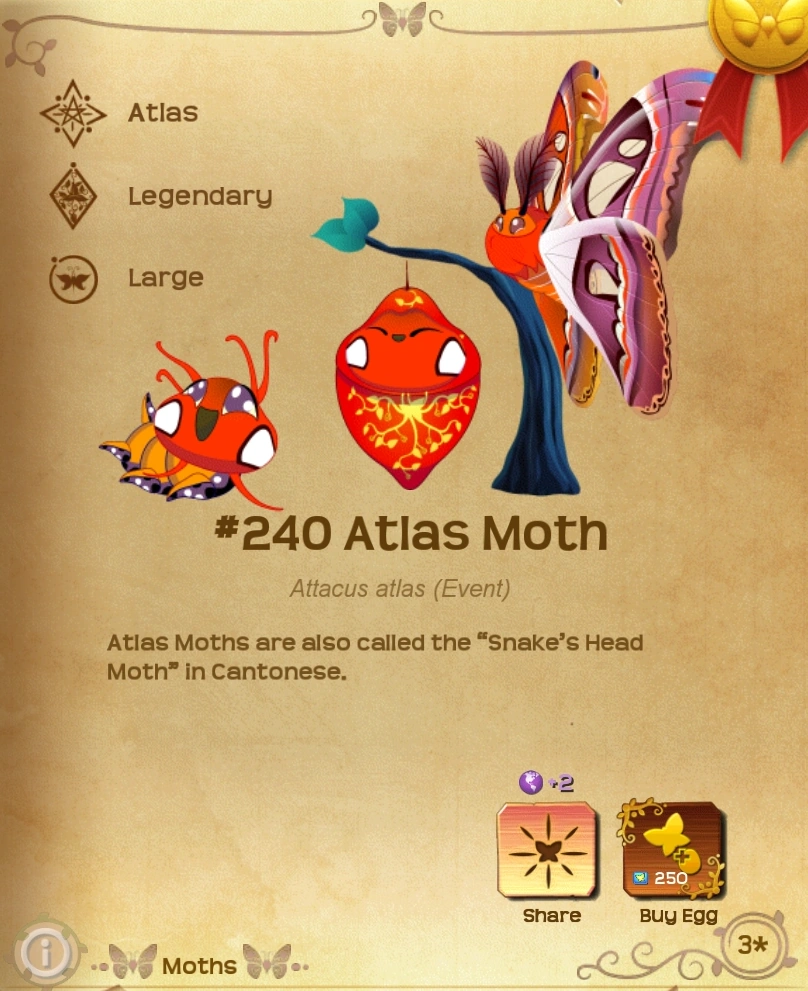 Atlas Moth | Flutter: Starlight Wikia | Fandom