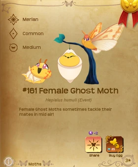 Female Ghost Moth | Flutter: Starlight Wikia | Fandom