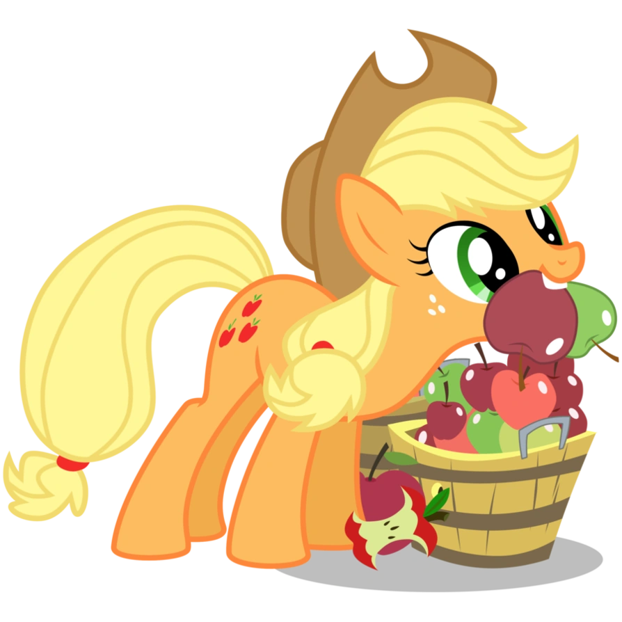 Image - Applejack mouth filled with apples.png | Flutterbutter Wiki ...