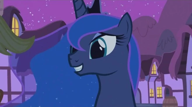 Image - Princess Luna hopeful smile.jpg | Flutterbutter Wiki | FANDOM ...