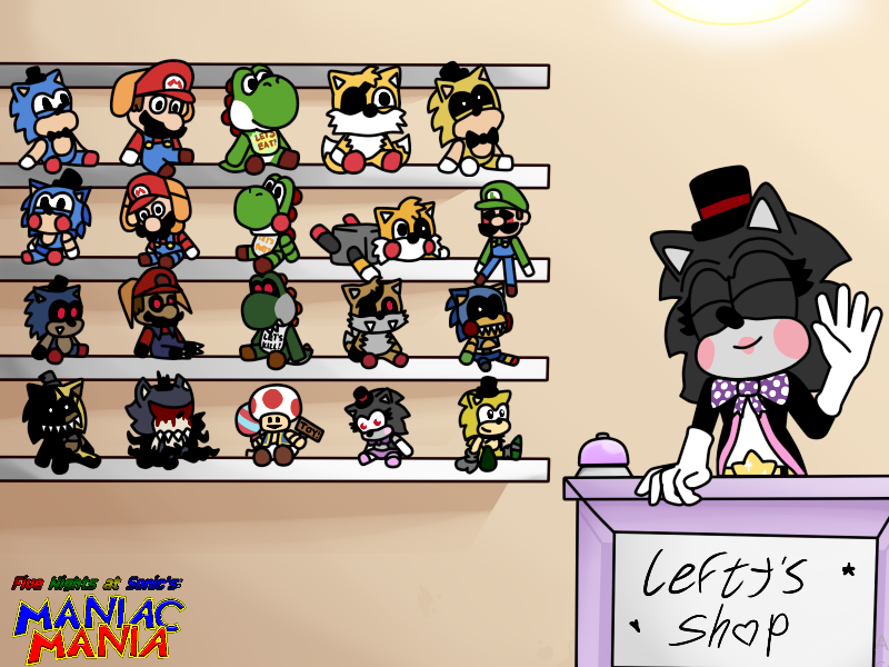 Lefty Sonic Fnas Maniac Mania Wiki Fandom