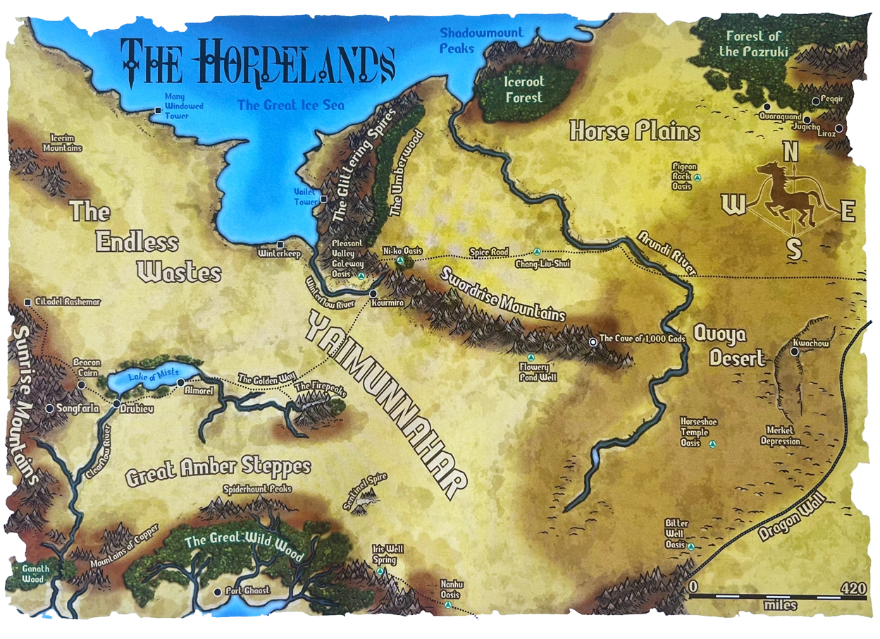 Map of the Hordelands