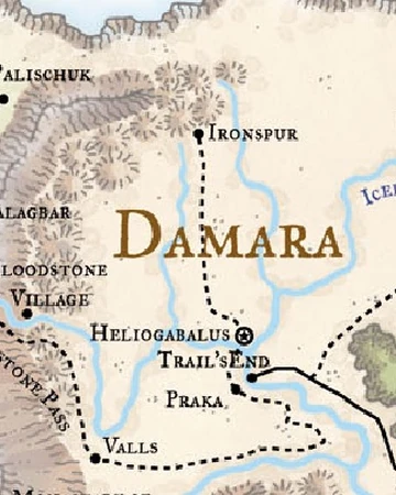 Map of Damara