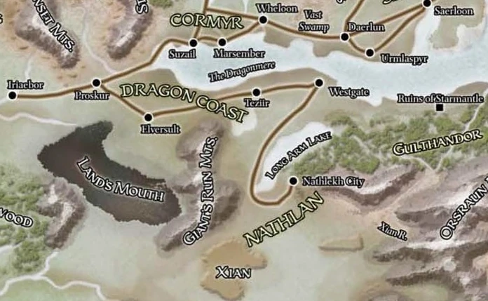 Map of Dragon Coast