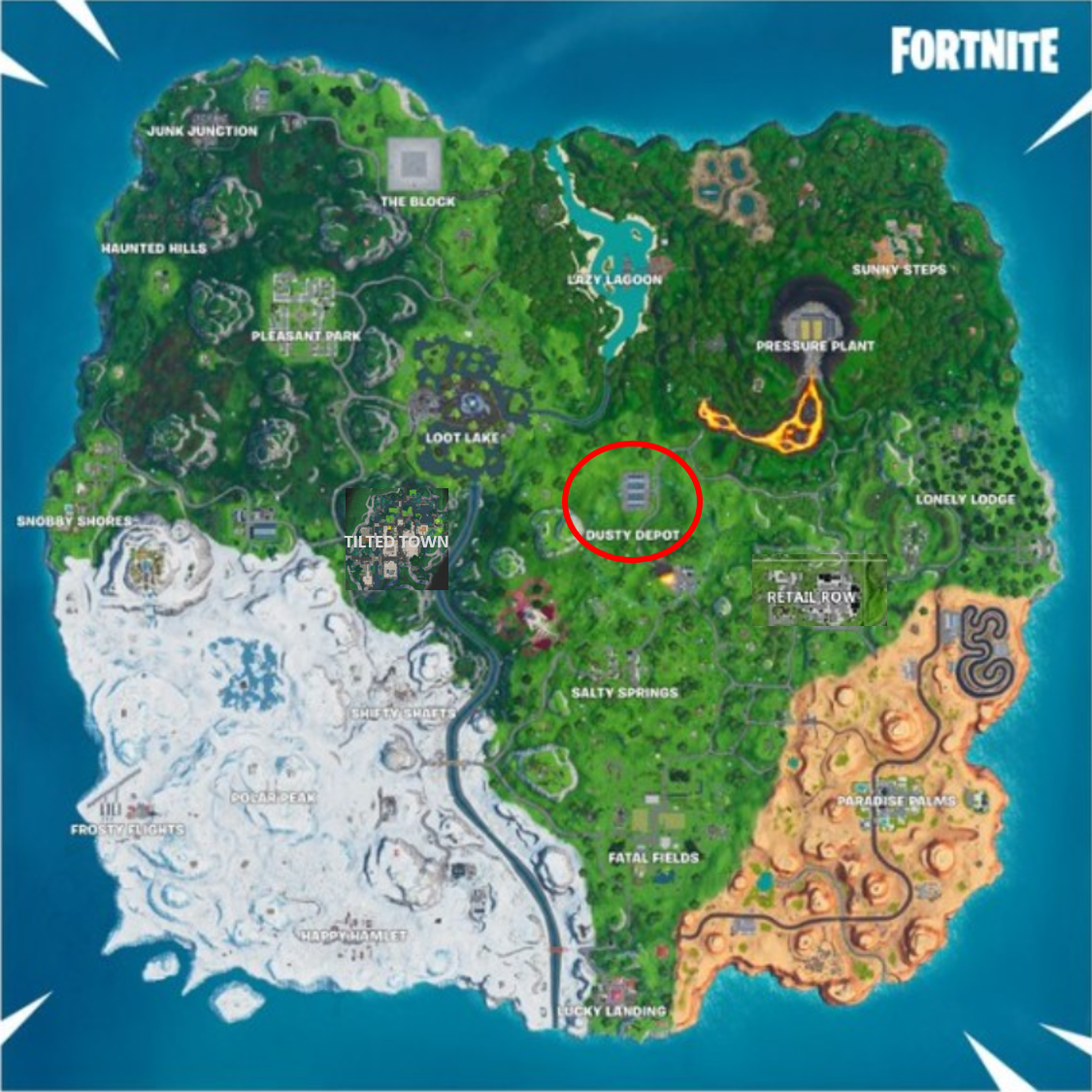 Dusty Depot | Wiki Francophone Fortnite | Fandom Dusty Depot | Wiki Francophone Fortnite | Fandom