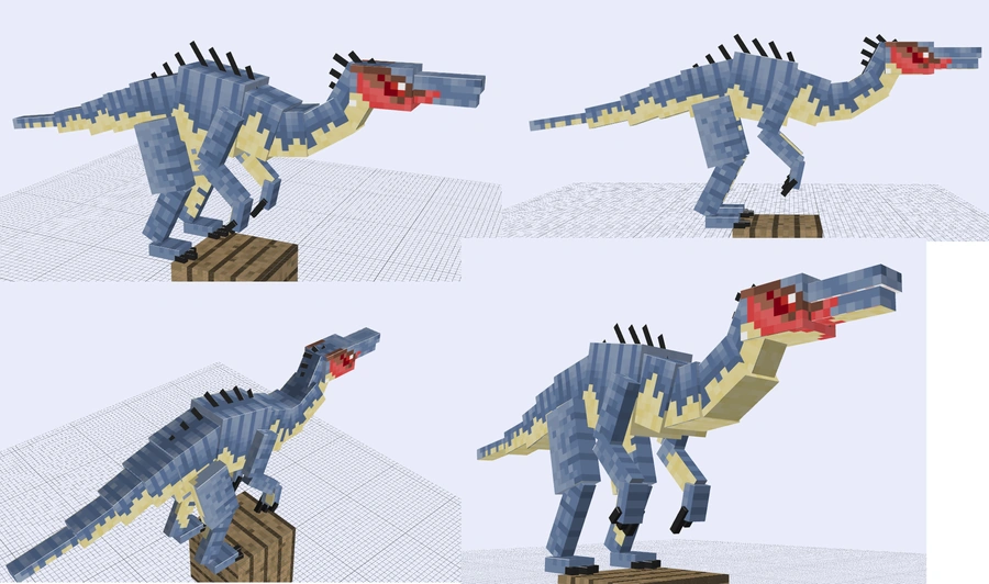Image - Minecraft baryonyx by karrybutt-d55s55y.png | Fossils and ...