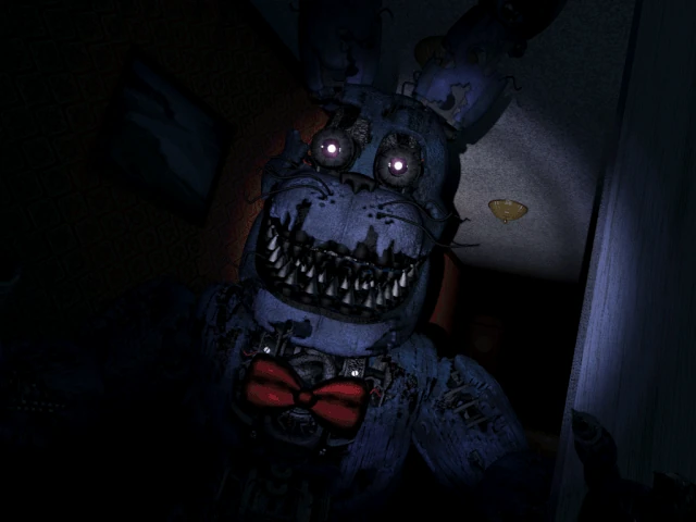 Image - Fnaf4 jumpscare bonnieindoorway.gif | Five Nights at Freddy's ...