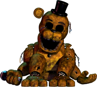 Withered Old Golden Freddy | Freddy Fazbear's Pizza Wikia | Fandom