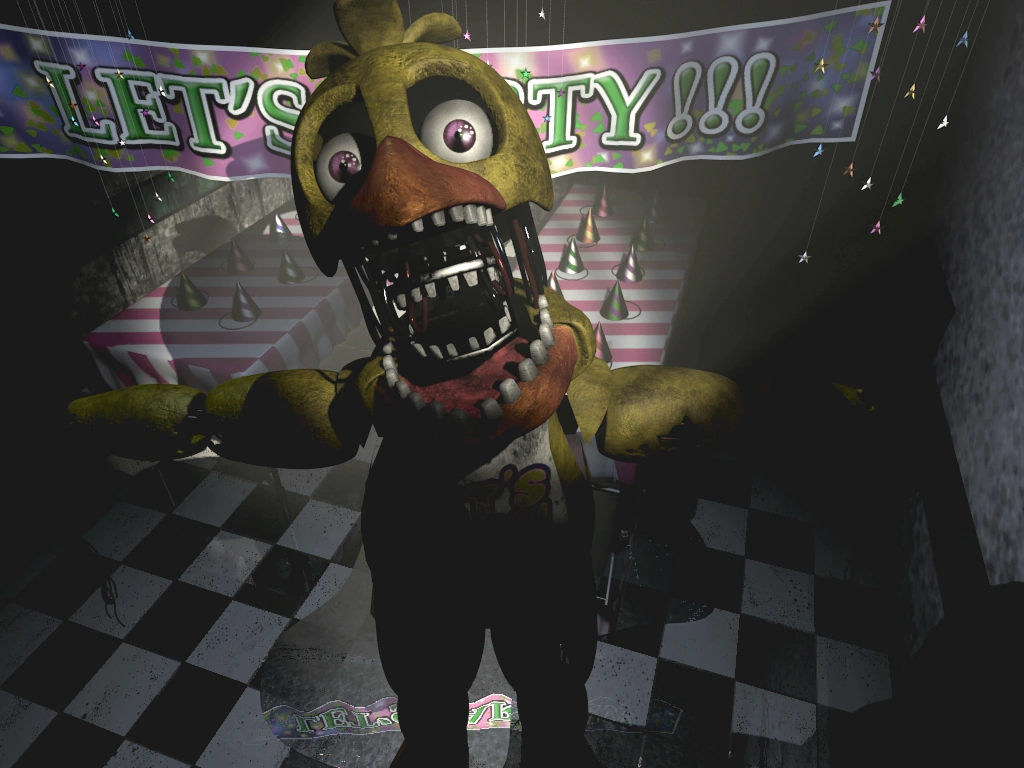 FNAF 2 Characters: Withered Chica by Cricketina on DeviantArt