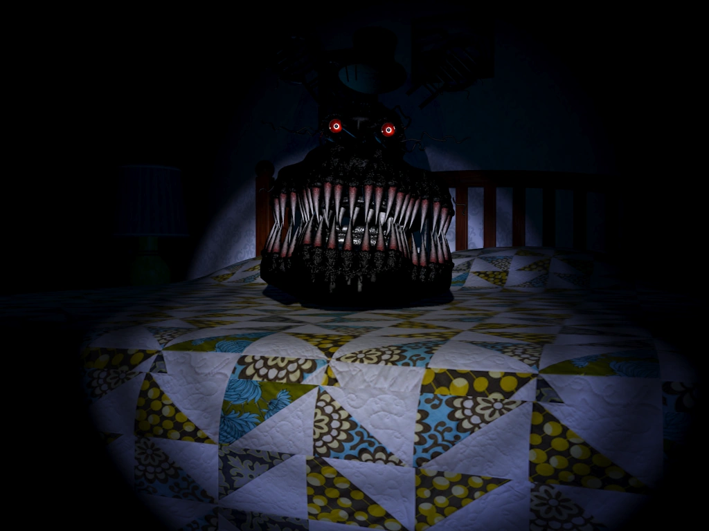 Imagen - FNaF4 - Cama (Nightmare).png | Wiki Freddy Fazbear's Pizza ...