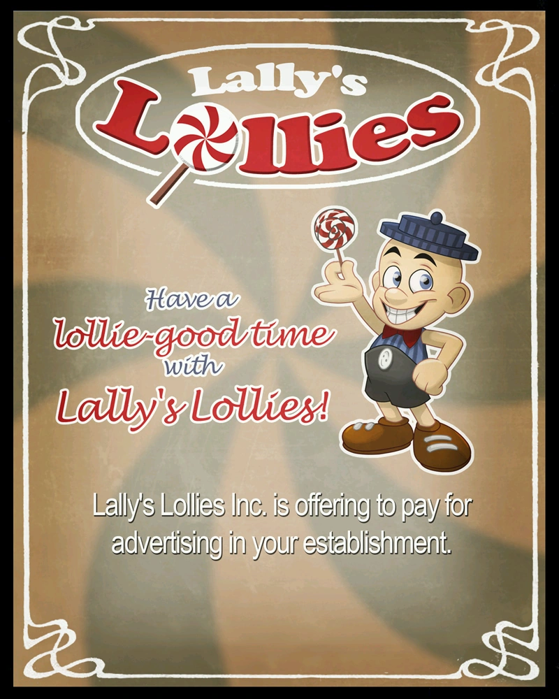 Image - Lally's Lollies Poster.png | Five Nights at Freddy's Wiki ...