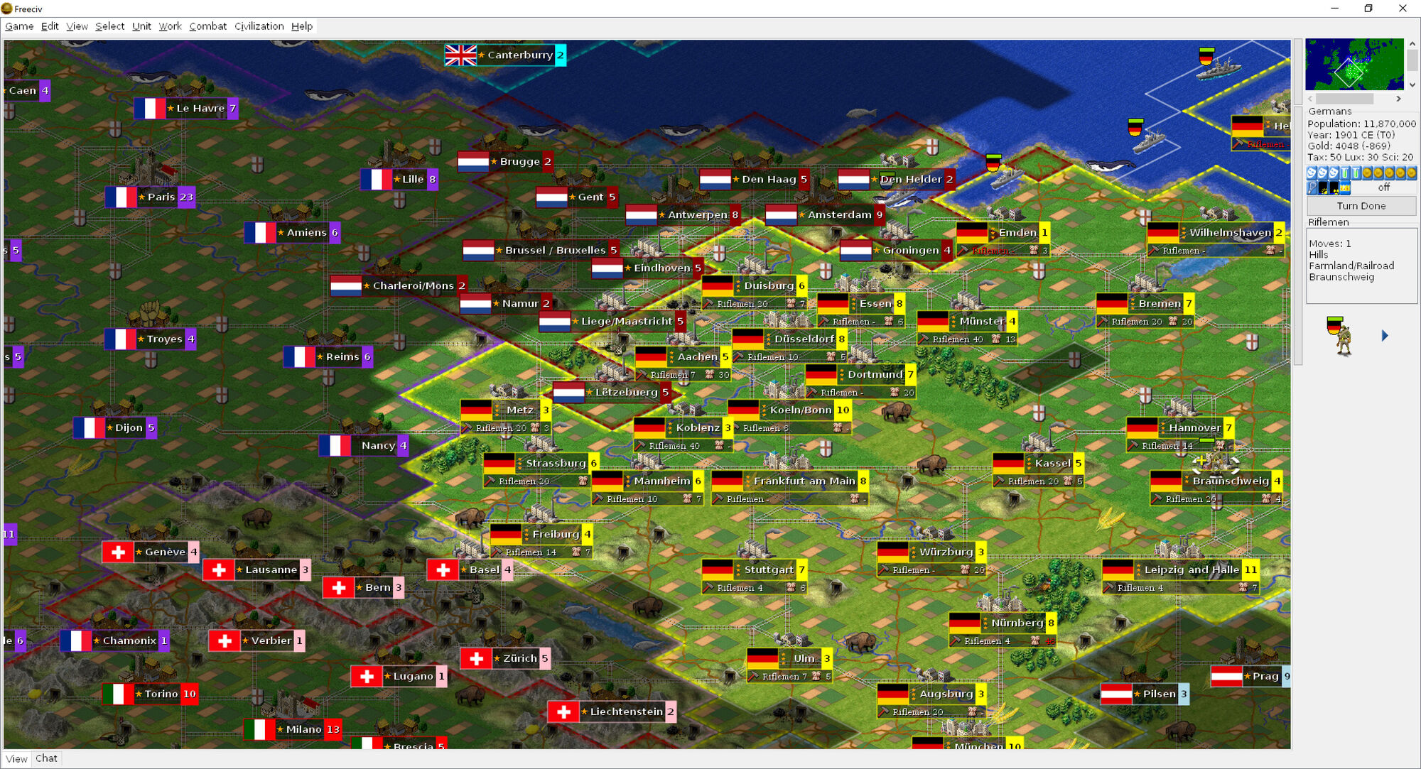 Freeciv desktop client screenshots | Freeciv | Fandom