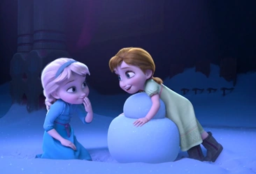 Image - Anna and Elsa building Olaf.png | Frozen Wiki | FANDOM powered ...