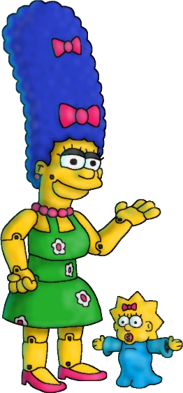 Marge Simptronic & Maggie Doll | Fun Times at Homer's Wiki | Fandom
