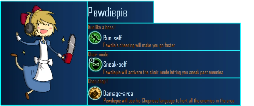 PewDiePie | FanonFall: A FusionFall Fan Fiction Wiki | Fandom