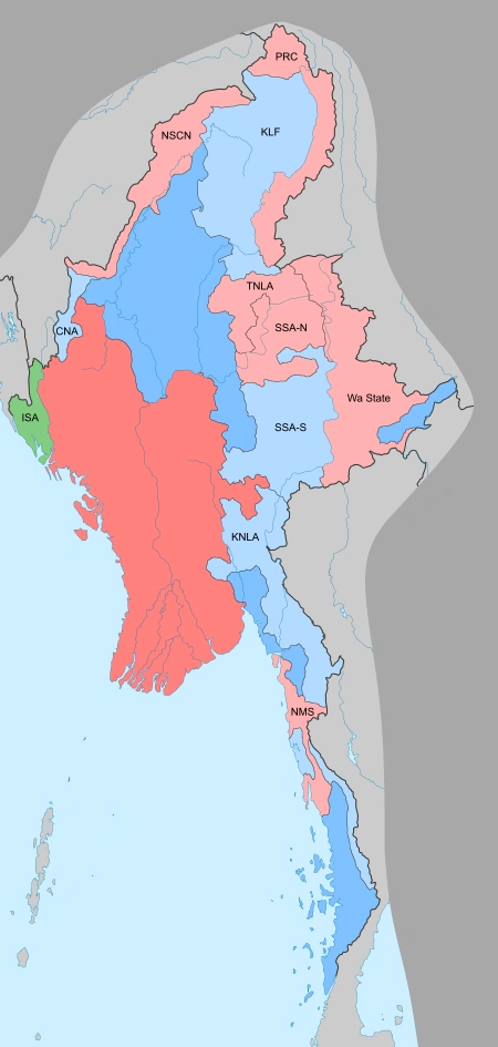 Myanma Civil War (Standard Future Map Game II) | Future | Fandom
