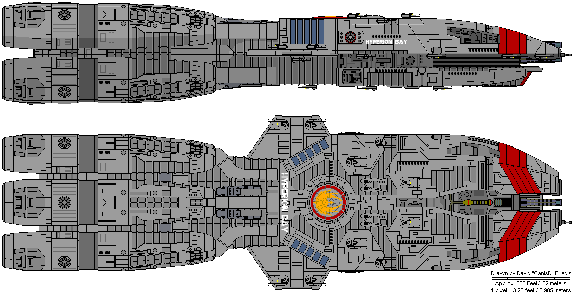 Hyperion Bay Class Heavy Cruiser | Battlestar Galactica Fanon Wiki | Fandom