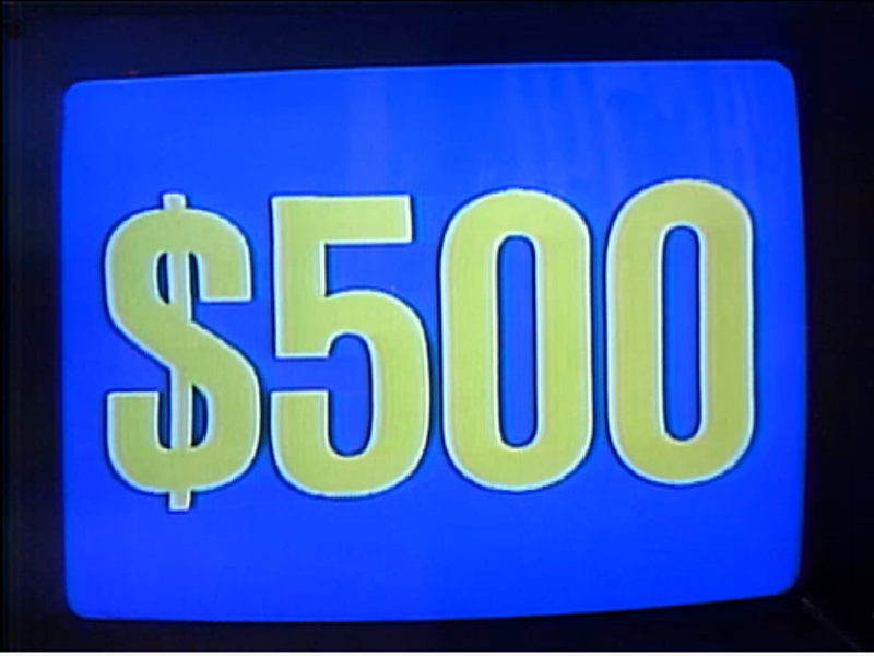 Image - Jeopardy! 1984-1991 $500 figure.png | Game Shows Wiki | FANDOM ... Image - Jeopardy! 1984-1991 $500 figure.png | Game Shows Wiki | FANDOM ...