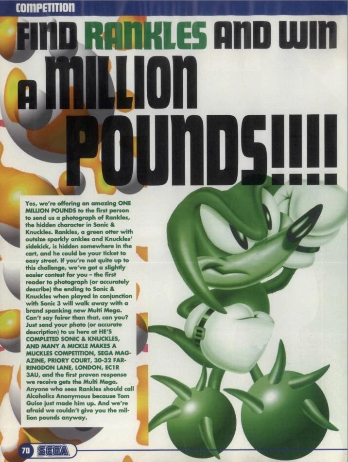 Rankles the Otter | Gaming Urban Legends Wiki | Fandom