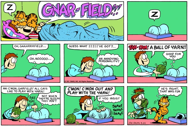 1991 | Garfield Comic Strips Wiki | Fandom