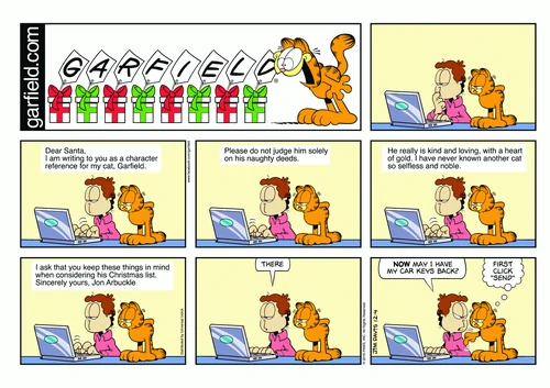 December 4 | Garfield Comic Strips Wiki | Fandom