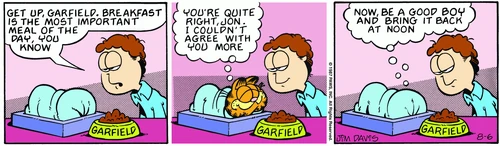 August 6 | Garfield Comic Strips Wiki | Fandom