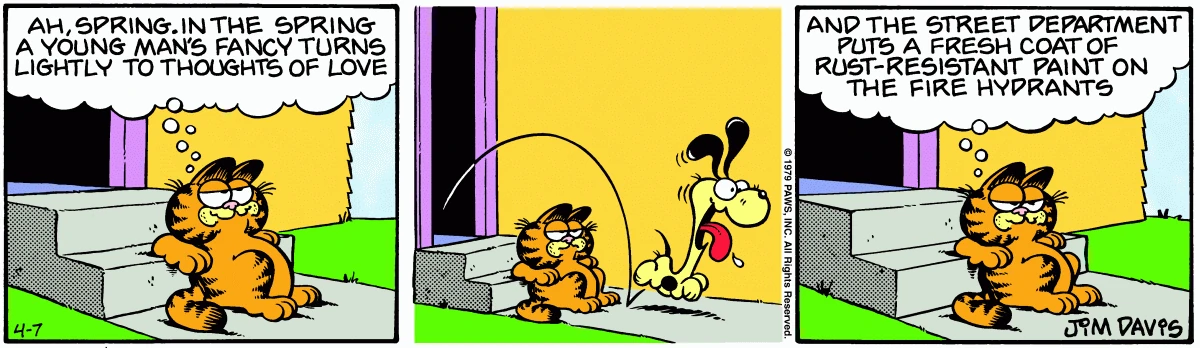 April 7 | Garfield Comic Strips Wiki | Fandom