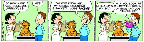 July 7 | Garfield Comic Strips Wiki | Fandom