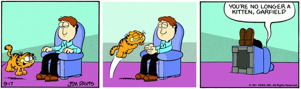 Garfield, September 1981 comic strips | Garfield Wiki | Fandom