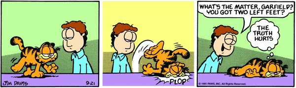 Garfield, September 1985 comic strips | Garfield Wiki | Fandom
