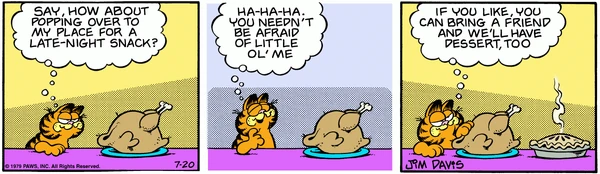 Garfield, July 1979 comic strips | Garfield Wiki | Fandom