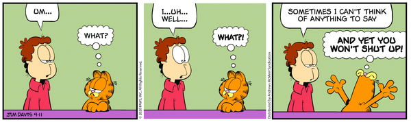 Garfield, April 2020 comic strips | Garfield Wiki | Fandom