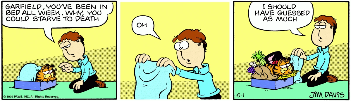 Garfield, June 1979 comic strips | Garfield Wiki | Fandom