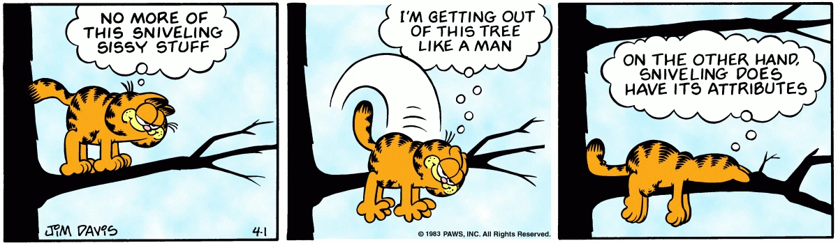 Garfield, April 1983 comic strips | Garfield Wiki | Fandom