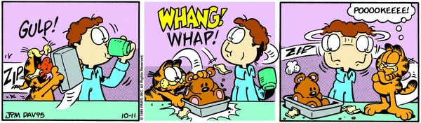 Garfield, October 1989 comic strips | Garfield Wiki | Fandom