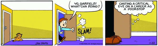 Garfield, November 1983 comic strips | Garfield Wiki | Fandom
