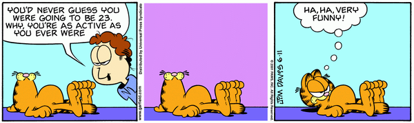 Garfield, June 2001 comic strips | Garfield Wiki | Fandom