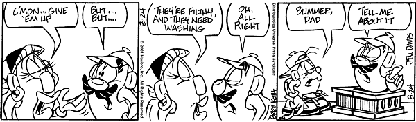 Mr. Potato Head, August 2001 comic strips | Garfield Wiki | Fandom