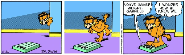 Garfield, November 1985 comic strips | Garfield Wiki | Fandom