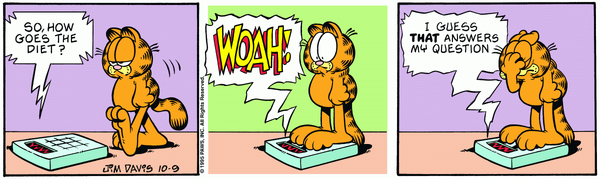 Garfield, October 1995 comic strips | Garfield Wiki | Fandom