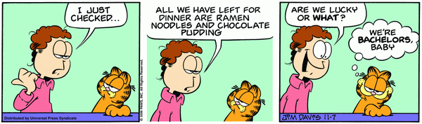 Garfield, November 2006 comic strips | Garfield Wiki | Fandom