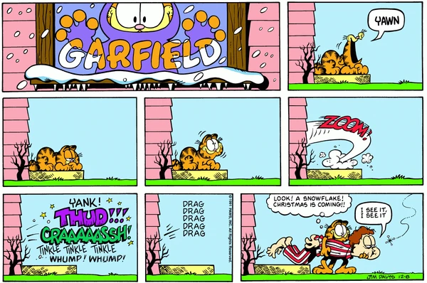 Garfield, December 1991 comic strips | Garfield Wiki | Fandom