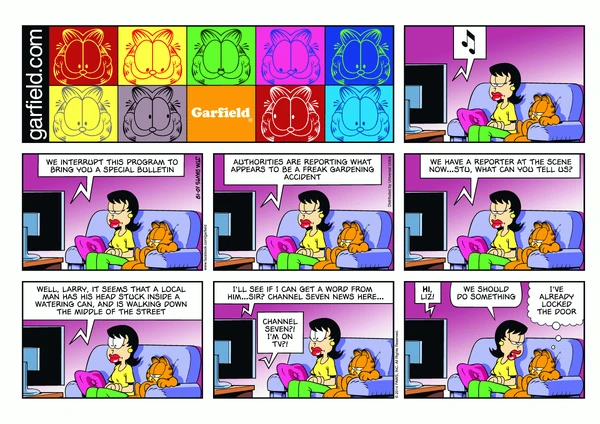 Garfield, October 2014 comic strips | Garfield Wiki | Fandom
